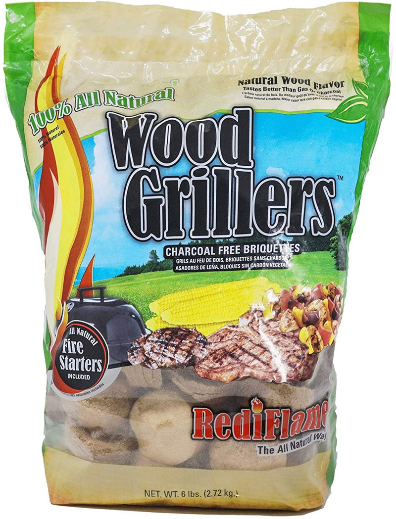 Hardwood Fire Log Briquettes RediFlame Grillers – Tree of the Field
